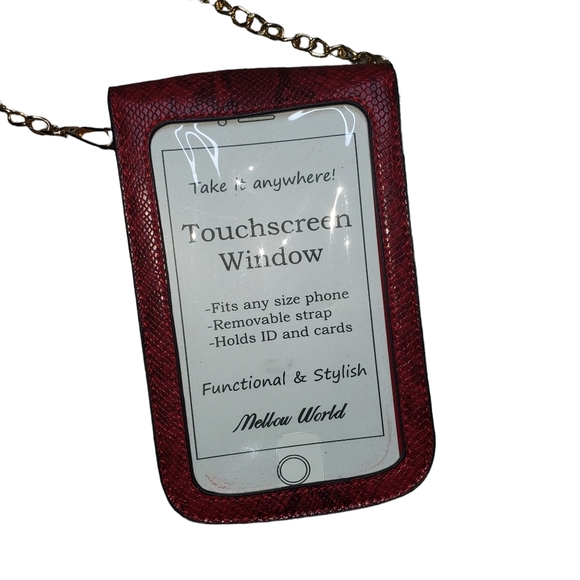 Mellow World | Bags | Mellow World Vegan Leather Crossbody Phone Purse ...